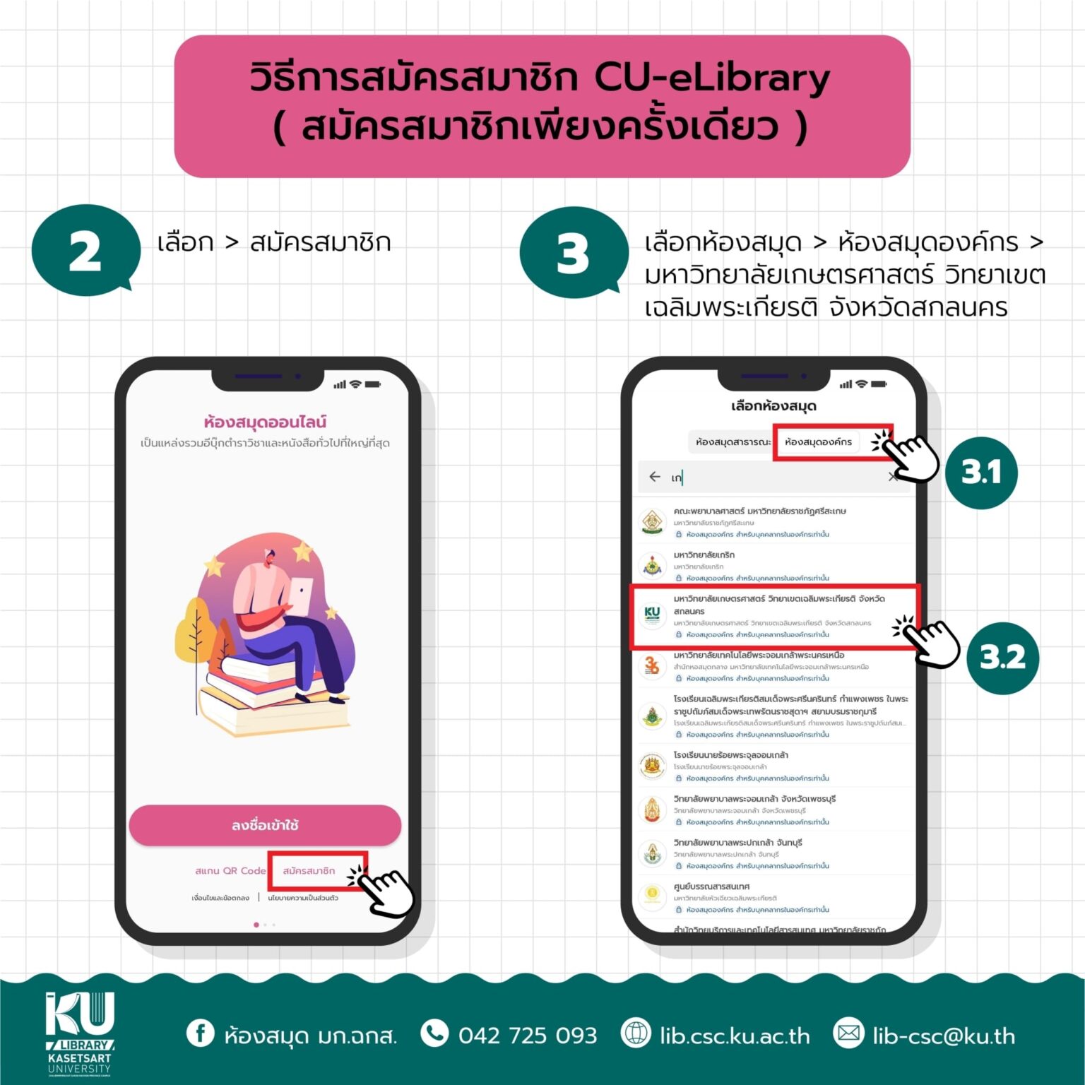 CU-eLibrary – ห้องสมุด มก.ฉกส.